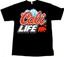 CALI LIFE T-shirt California Beer Logo Tee 100% Cotton Men Black New | eBay