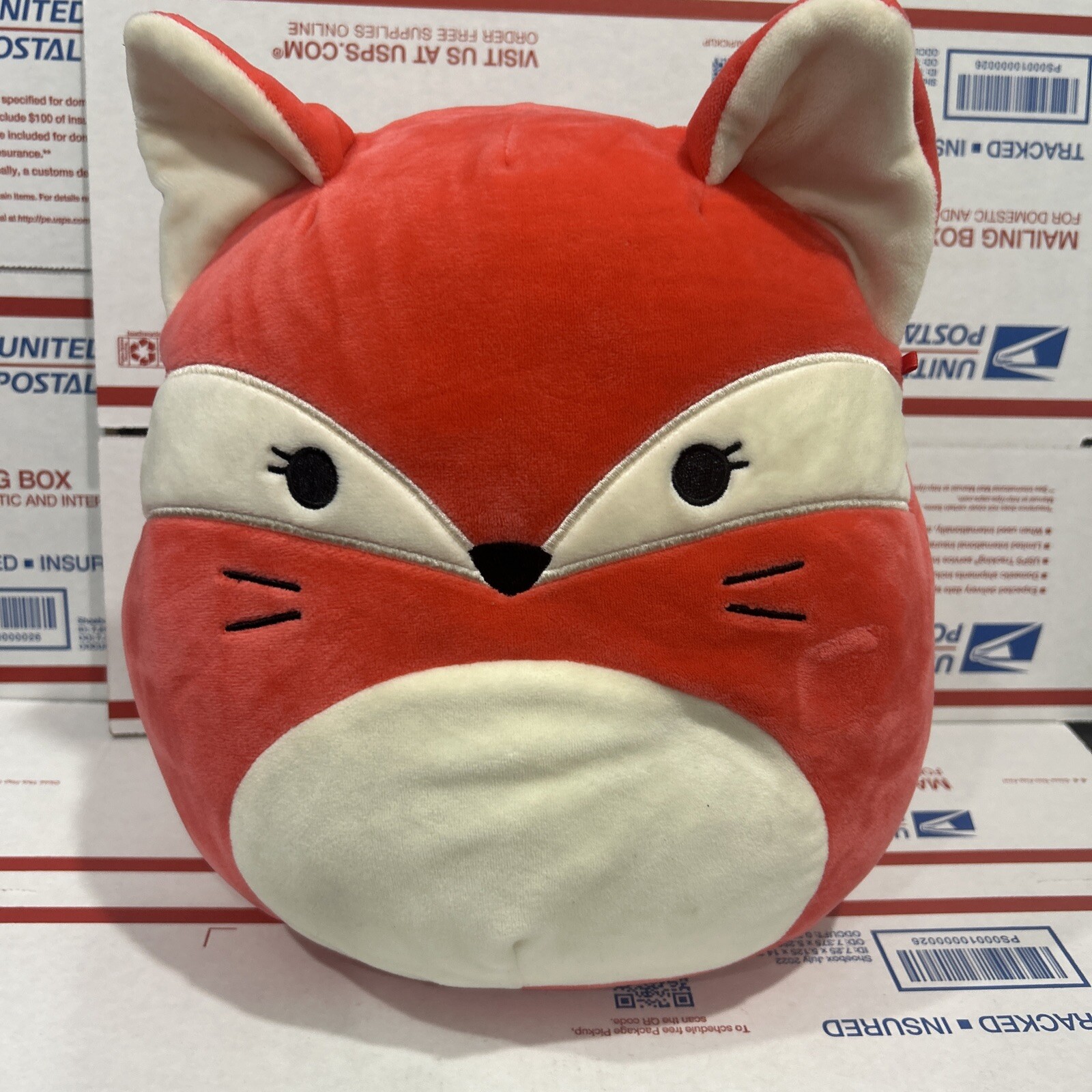 Squishmallows Fifi The Red Fox Coral Kellytoy Gift Soft Stuffed Plush 8 ...