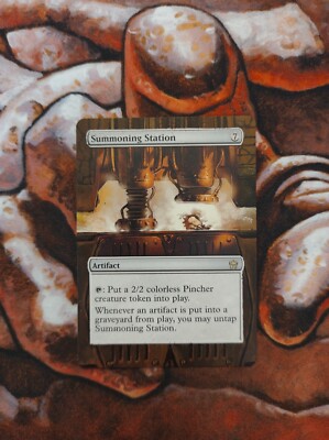 Magic the Gathering Summoning Station Hand Painted Unique Custom MTG ...