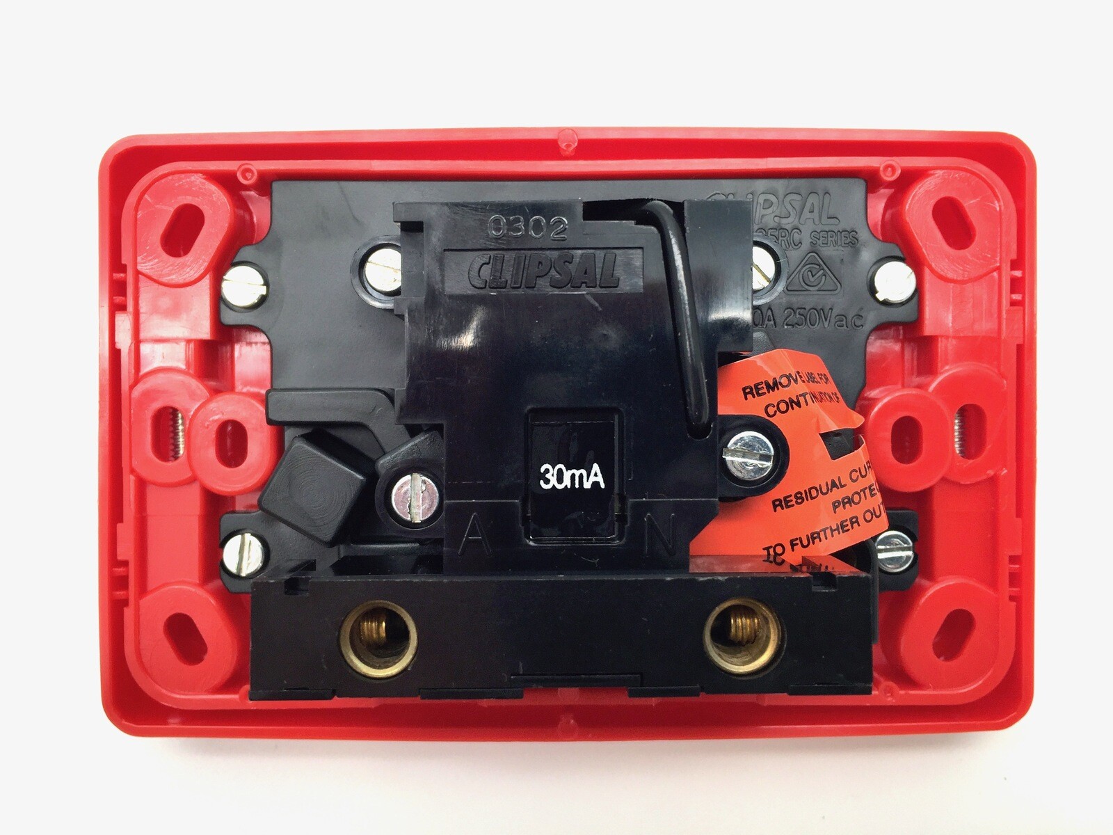 CLIPSAL 2025RC Double Power Outlet Lifesaver GPO with RCD 10A 250V 30mA ...