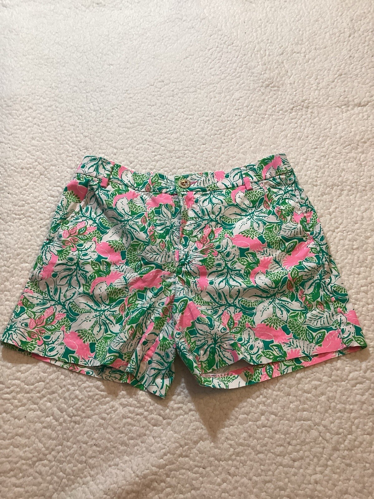 Lilly Pulitzer Gretchen High Rise 5” Inseam Shorts, S… - Gem