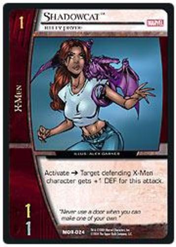VS System: Shadowcat, Kitty Pryde - Foil [Played] Marvel Origins TCG ...