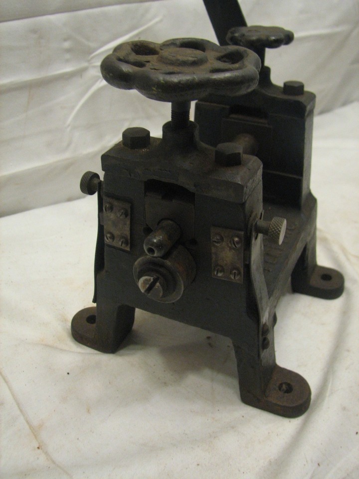 Early Patented Metal Turning Jenny Machine Tool July 1891 Roller ...