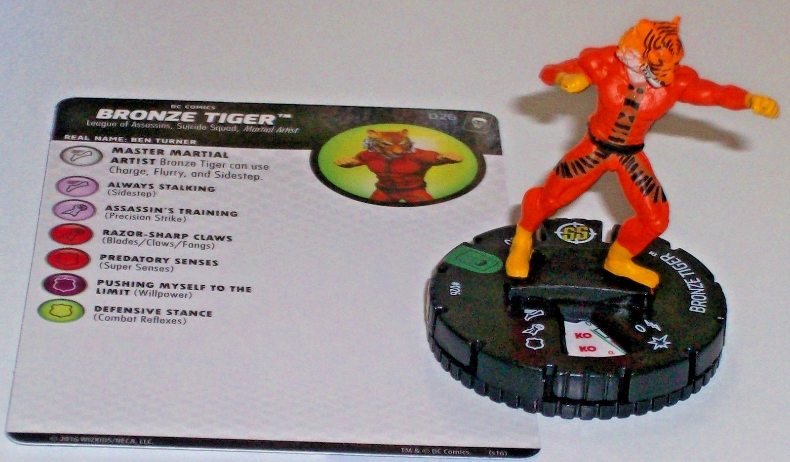 BRONZE TIGER #026 The Joker's Wild DC HeroClix | eBay