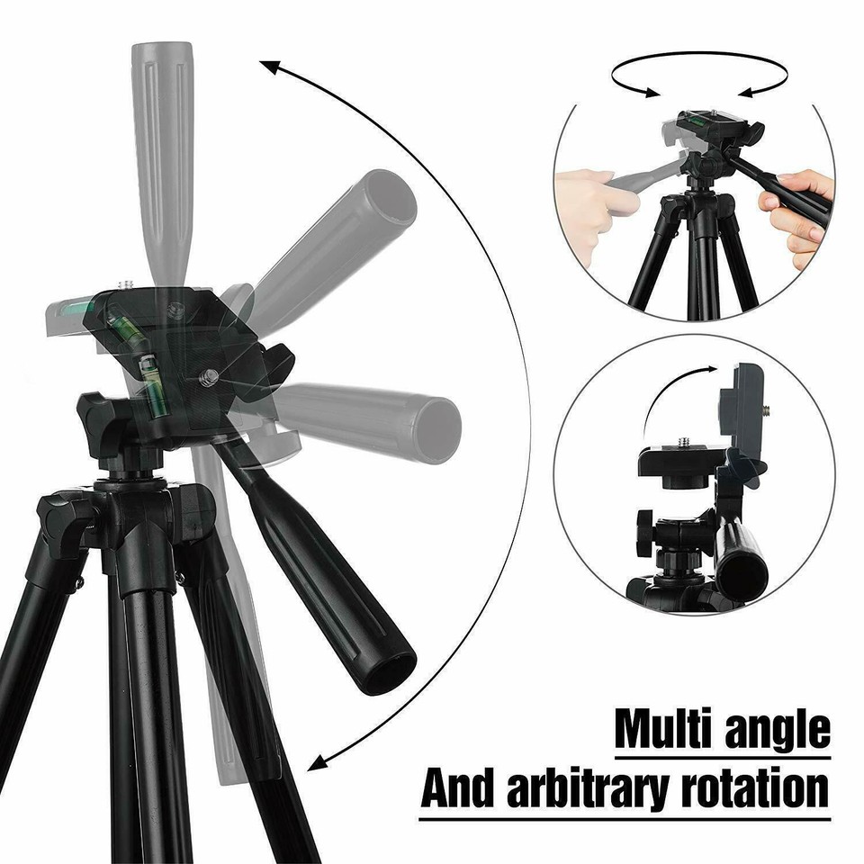 Universal Tripod Stand Telescopic Camera Phone Holder For iPhone ...