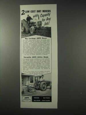 1958 ARPS Dual-Action Dozer; Utility Blade Ad | eBay