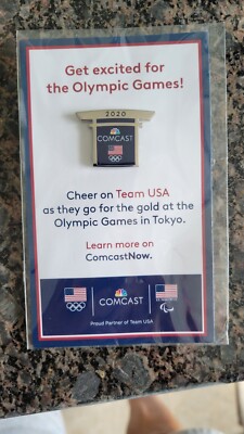 Tokyo 2020 Summer Olympics Comcast Sponsor Pin | eBay