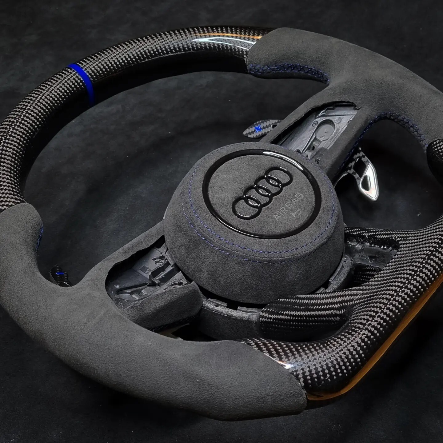 Audi S3 8V S4 S5 B9 RS3 RS4 RS5 Carbon Steering Wheel | eBay