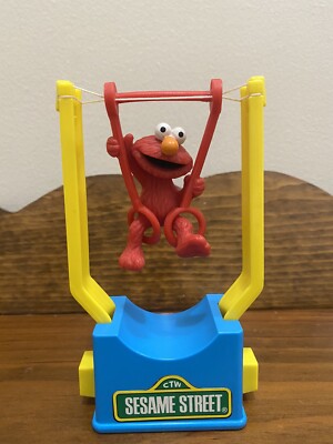 Vintage Sesame Street Elmo Swinging Toy Works Great! RARE! | eBay
