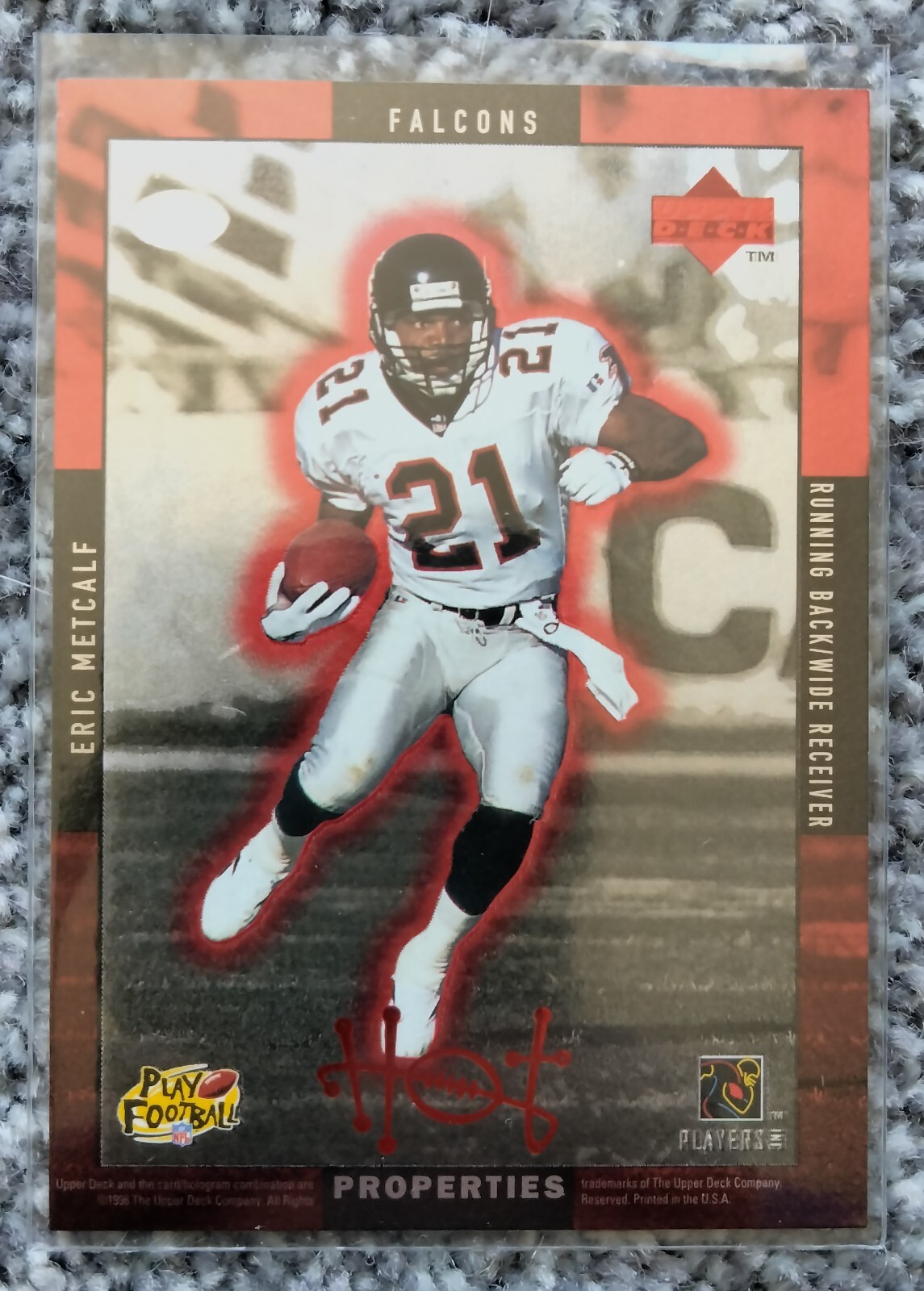 1996 Upper Deck - Hot Properties Eric Metcalf, Tamarick Vanover #HT-16 ...