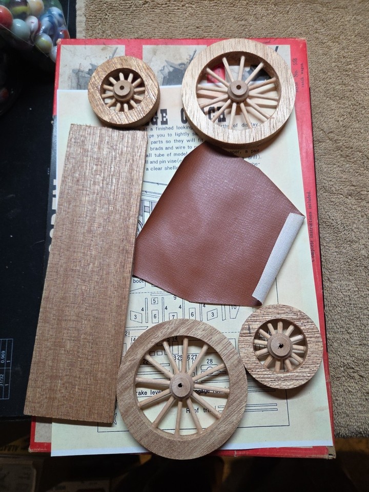 Wooden Scale Model Construction Kit No 555 Stage coach Kit | eBay