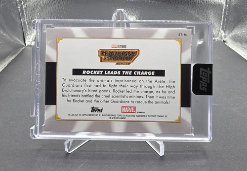 2025 Topps Marvel The Collector Rocket Leads the Charge Show Stopper ...