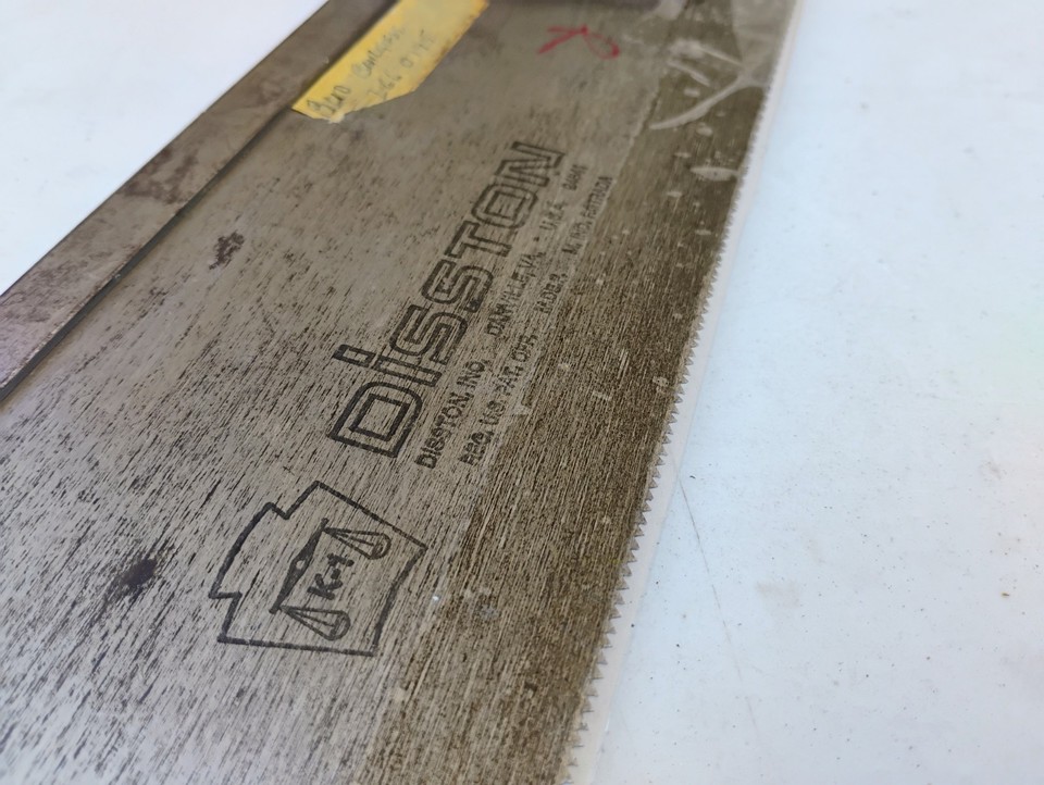 K-1 Vintage Disston Back Saw Tenon Hand Saw 14" #24541 | eBay