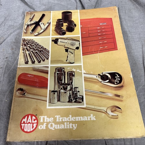 VTG 1979 MAC Tools Mechanic Technician Collectors Car Catalog Book ...