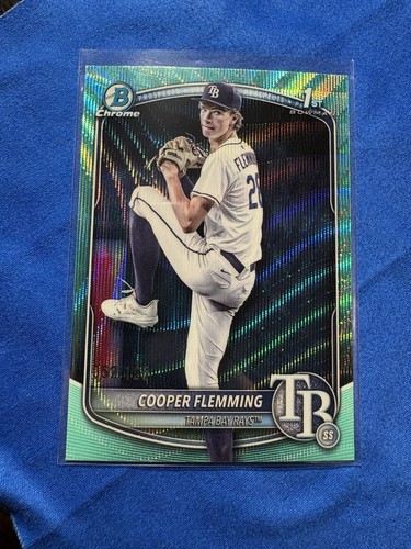 2025 Cooper Flemming Bowman Draft Chrome Aqua Wave /125 | eBay
