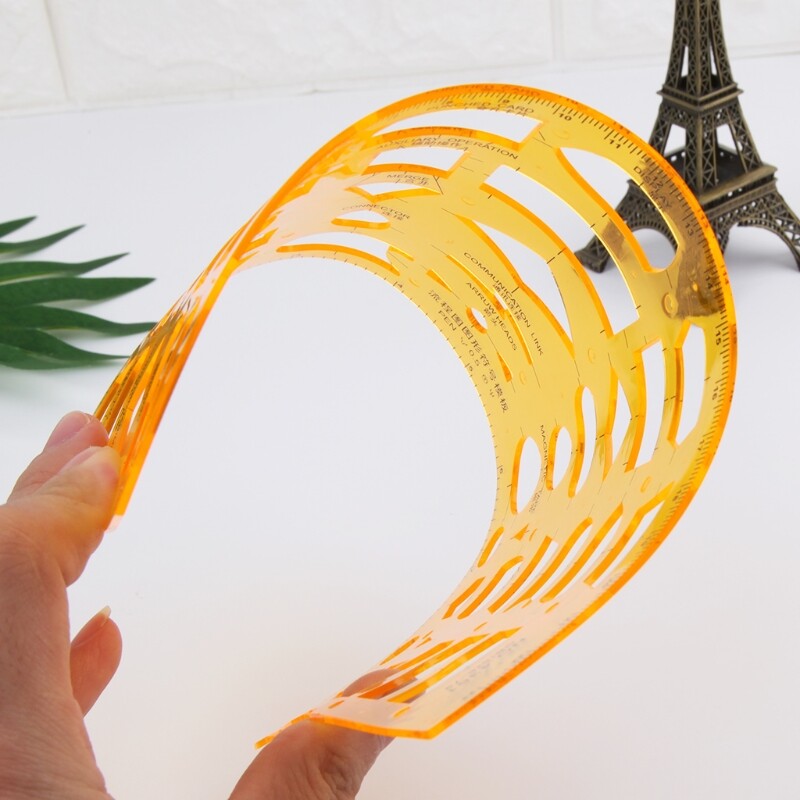 Resin Flow Chart Symbol Drafting Template Ruler Stencil Measuring Tool ...