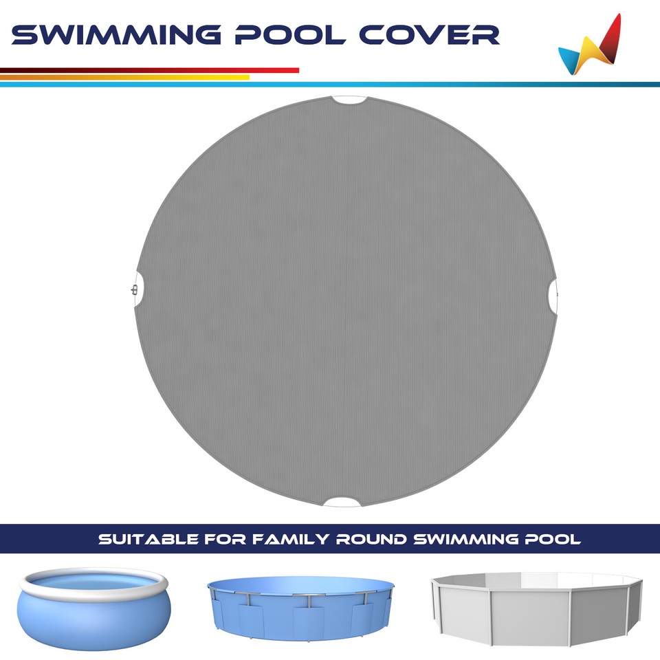 Round Winter Pool Cover Safety Heavy Duty Swimming Cover for Above ...