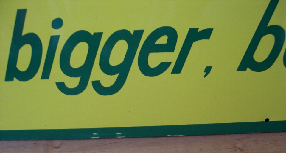 VINTAGE UPPER 10 SODA SIGN DONALDSON ART MEASURES 29 1/2" X 10 1/2" L ...
