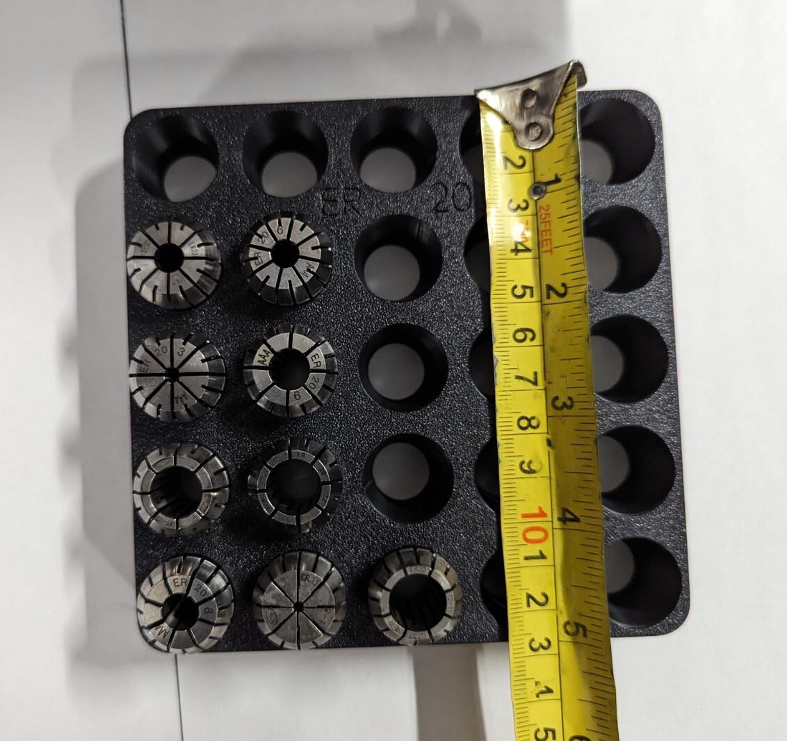 ER-20 Collet caddy/Tray store and organize your messy toolbox sort ...