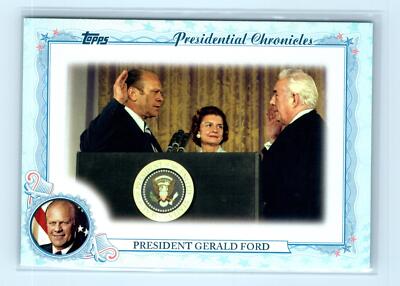 2015 Topps Archives #PC-GF Gerald Ford Presidential Chronicles | eBay