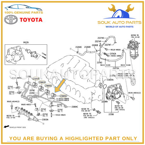 23681-17010 Genuine Toyota NOZZLE HOLDER SEAL (Set of 8 Pcs) 2368117010 ...