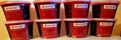 (PACK 8) TRANSGEL RED-AUTOTTEC HIGH TEMP GREASE (14 OZ EACH tub) (SAFE ...