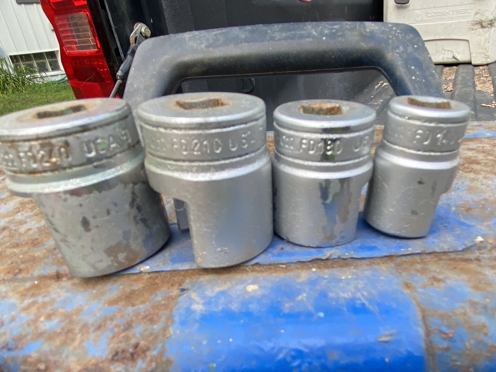 5 Snap On Weatherhead Sockets 3/8” and 1/2" Drive, Vintage WH290 FD240 ...