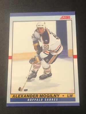 1990-91 Score Young Superstars Alexander Mogilny #26 Rookie RC | eBay