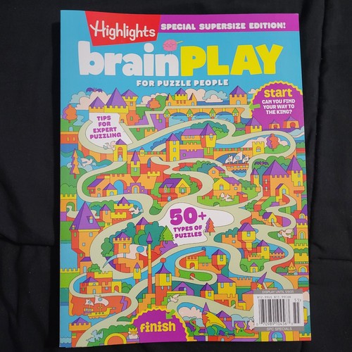 BrainPLAY: Highlights Magazine 2025 ~ For Puzzle People ~ 50+ Types Of Puzzles | eBay