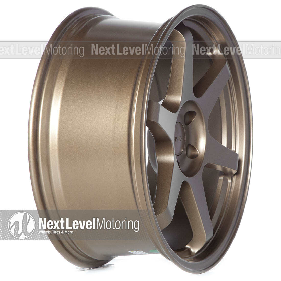 9SIX9 SIX-1 19x8.5 5x112 +35 MATTE BRONZE TE37 STYLE WHEEL FITS VW AUDI ...