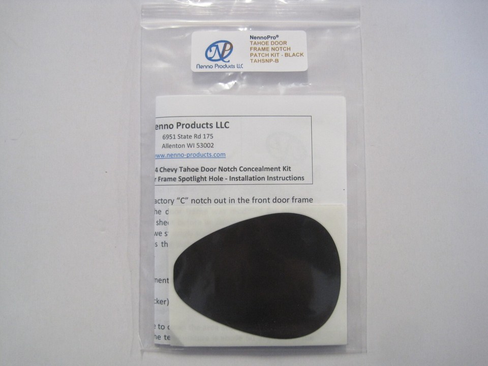 Chevy Tahoe Police Vehicle Spotlight Door Notch Patch Black Cover 2007 ...