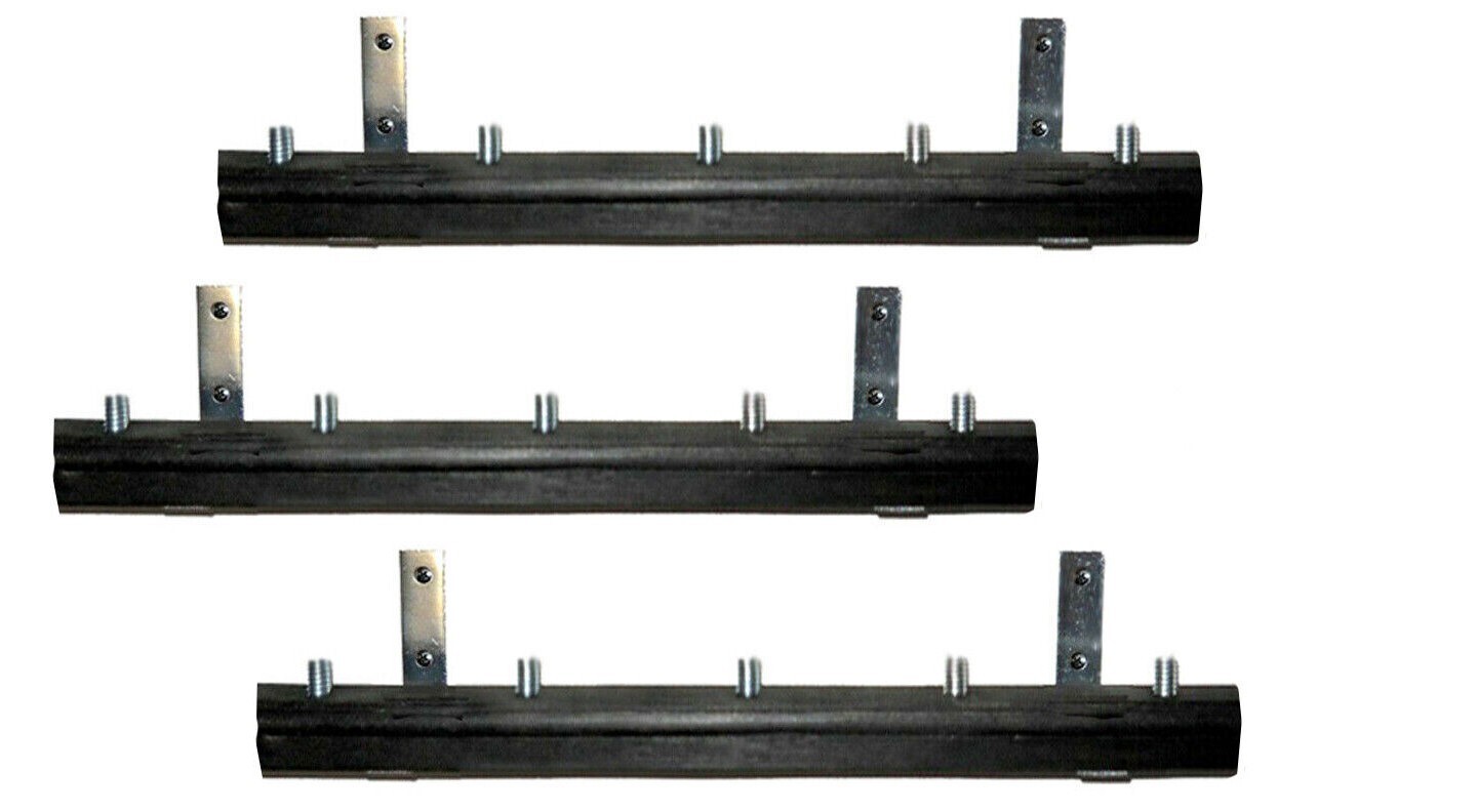 Lot of 3 each to hold 15 BEER TAP HANDLES WALL MOUNTED DISPLAYS w ...