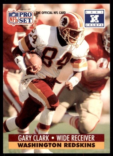 1991 Pro Set Gary Clark Football Card #317 | eBay