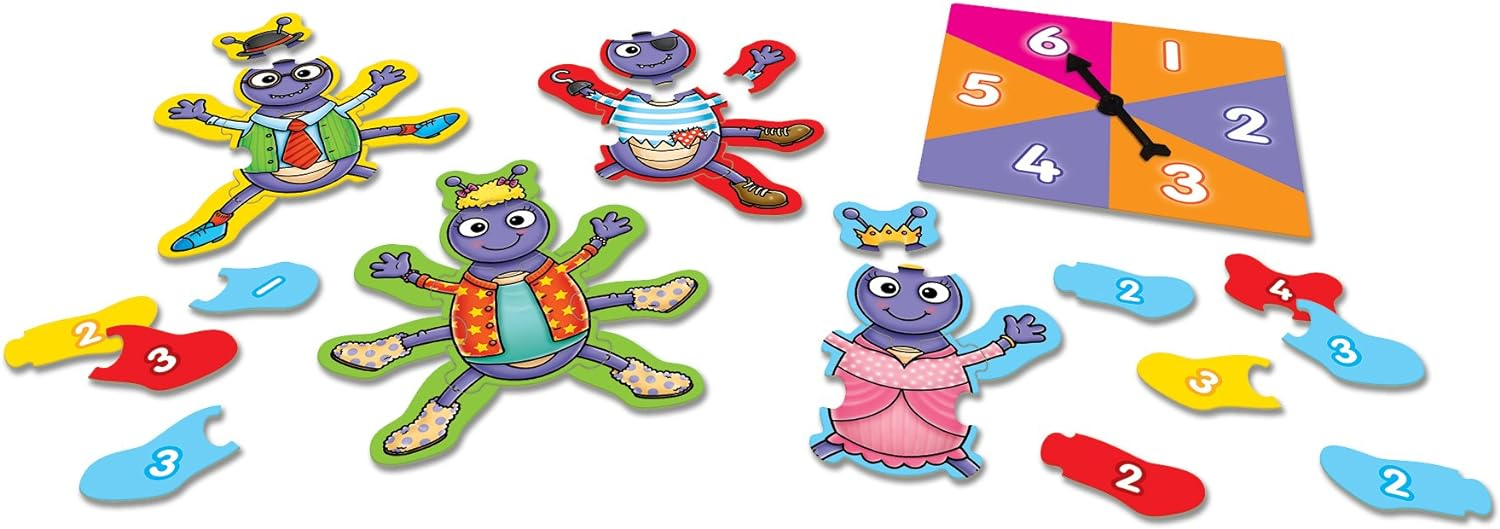 Orchard Toys Build A Beetle Mini Game, A Fun Colour And Matching Game ...