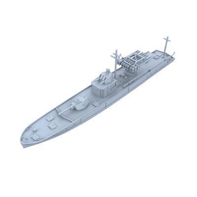 SSC700767 1/700 Military Model Kit Soviet Pr.1124 MLRS Water Line 3D ...