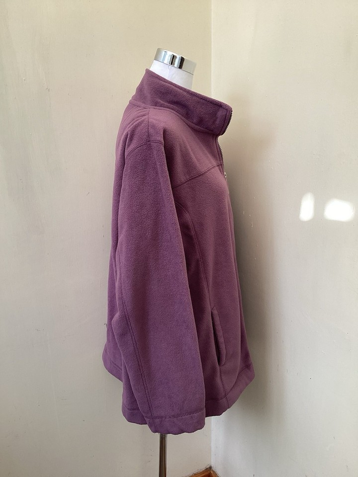 Womens Fleece Size 16-18 In Lilac Lovely Condition Full Zip Pockets ...