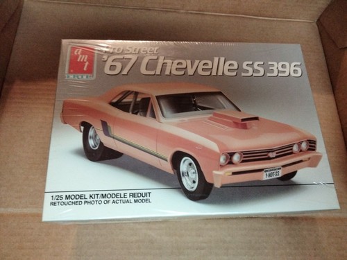 Amt Pro Street 67 Chevelle SS 396 1/25 Model Kit Sealed | eBay