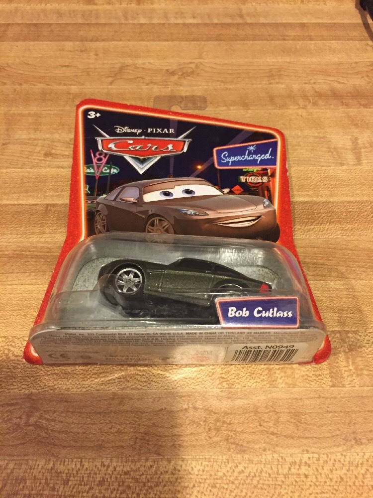 New Sealed Disney Pixar CARS Movie Supercharged Bob Cutlass Diecast Car ...