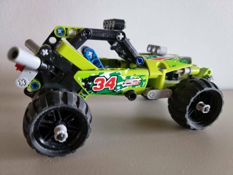 LEGO TECHNIC: Desert Racer (42027) 'Pull Back' complete 673419210423 | eBay