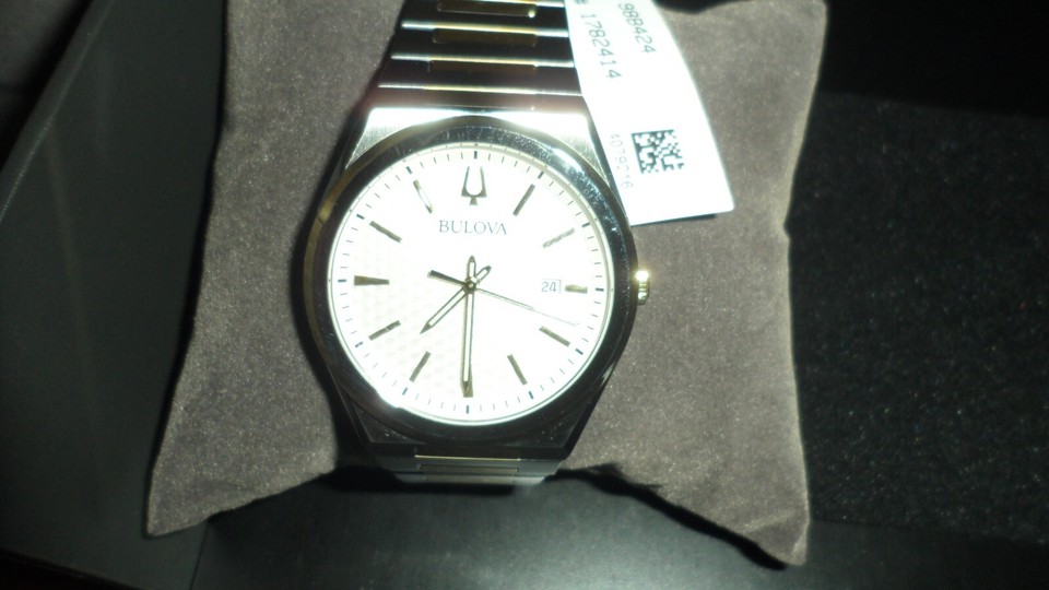 Bulova Classic Two-Tone Stainless Steel Quartz Men's Watch 98B424 / NEW ...