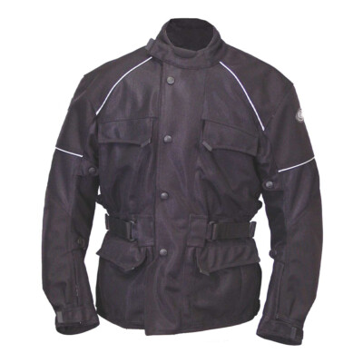 OSi Trek Air Navigator Black Textile Motorcycle Jacket Men's Sizes SM ...