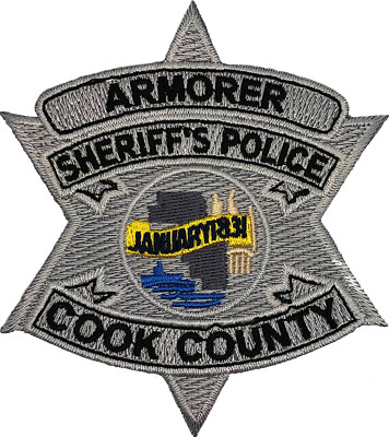 COOK COUNTY SHERIFF STAR PATCH: Armorer | eBay
