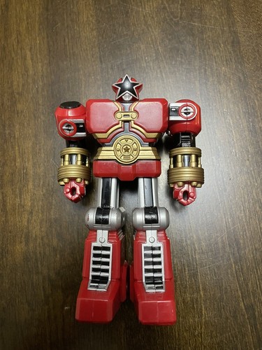 Power Rangers Vintage Red Battle Zord Zeo Megazord 1996 Bandai | eBay