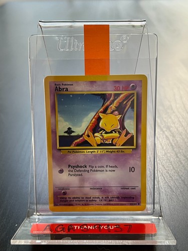 Abra 43/102 Base Set Common Pokemon Card WOTC non holo *FAST SHIP* | eBay
