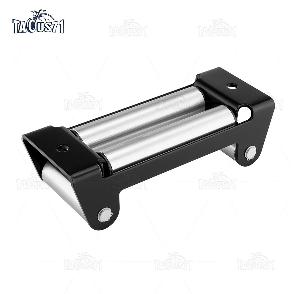 Heavy Duty Winch Roller Fairlead 10" 4-Way Roller Cable Guide For Jeep ...