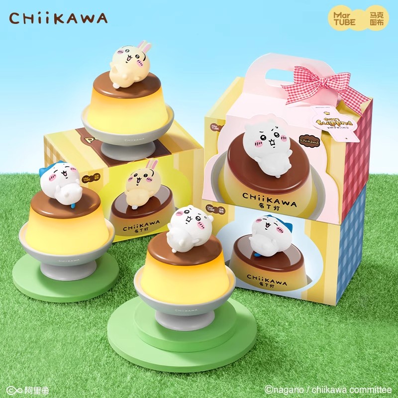 Chiikawa Hachiware Usagi Pudding Light Nightlight Bedroom Desk Lamp ...