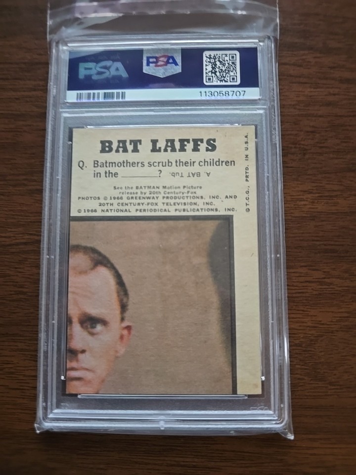 1966 BATMAN COLOR BATMOBILE #11 PSA 8 | eBay