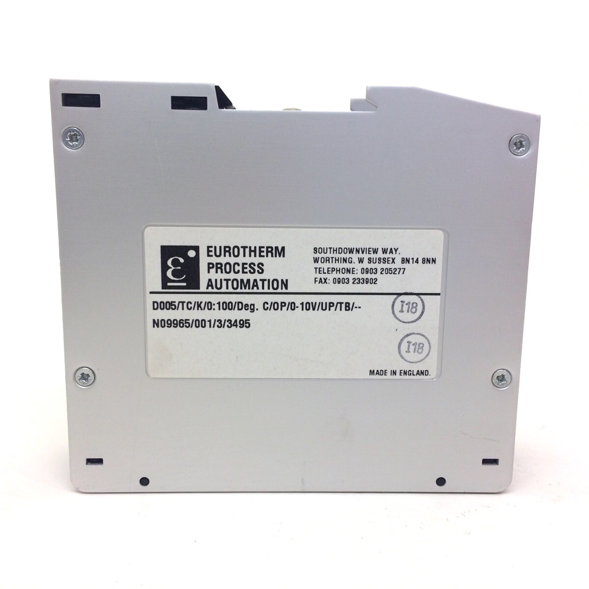 Input Converter D005 TCS D005/TC/K/0:100/Deg.C/OP/0-10V/UP/TB/-- *New ...