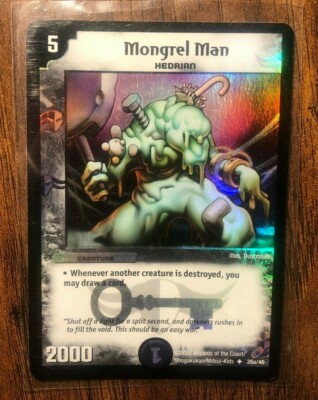 Duel Masters TCG Mongrel Man 26a/46 Foil Hedrian Creature Card | eBay