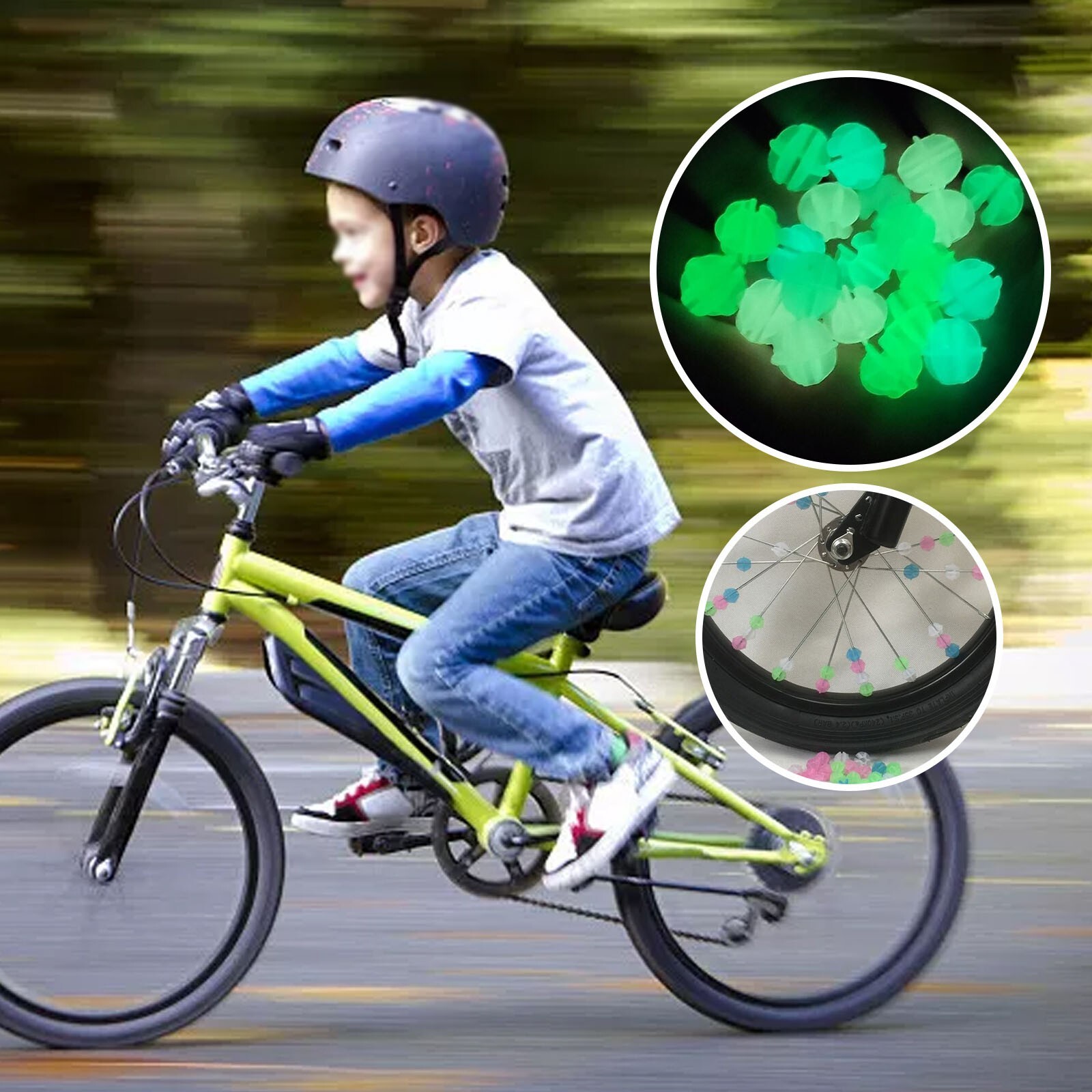 Create a Playful Look with 108 Colorful Bike Spoke Decoratives Random ...